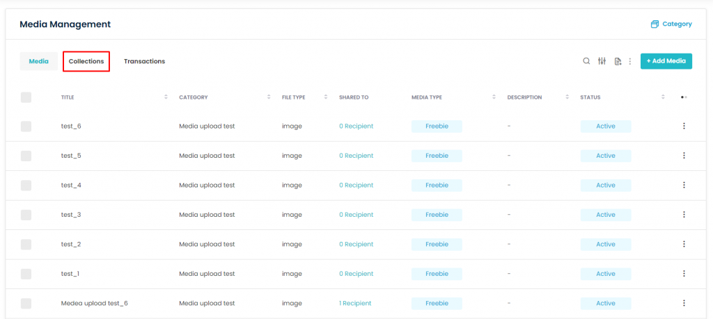 How to add Collection in Media Module - Flavor
