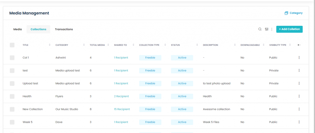 How to add Collection in Media Module - Flavor