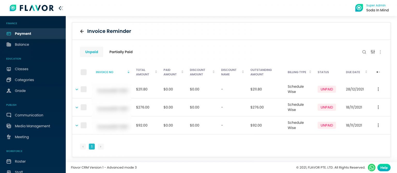 What is an invoice reminder module? - Flavor