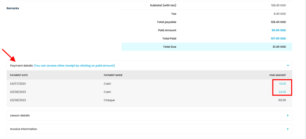 How to use the combine and separate feature of receipts? - Flavor