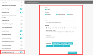 How to take digital attendance? - Flavor