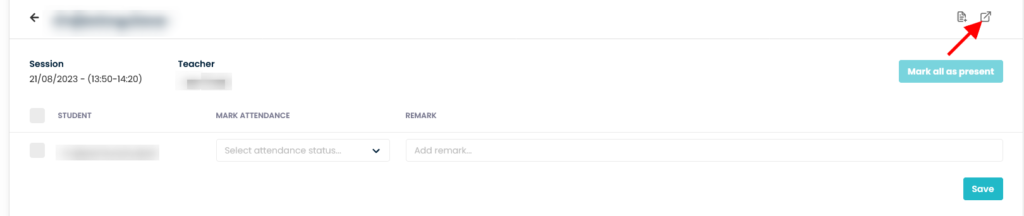 How to take digital attendance? - Flavor
